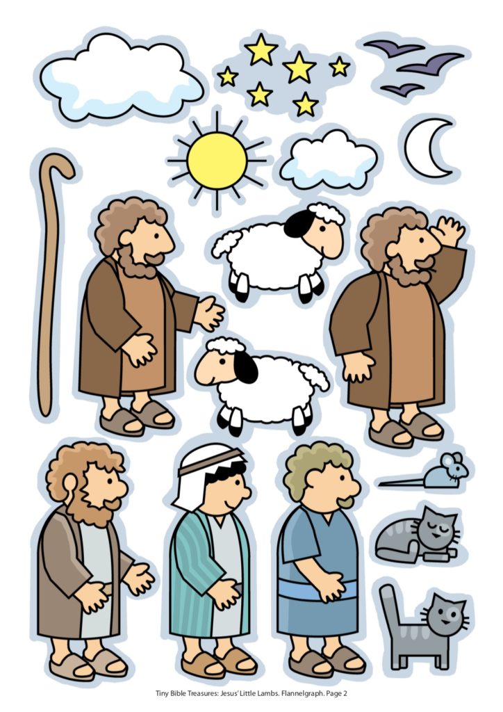 Le bon berger – Flanellographe – Bible En Famille